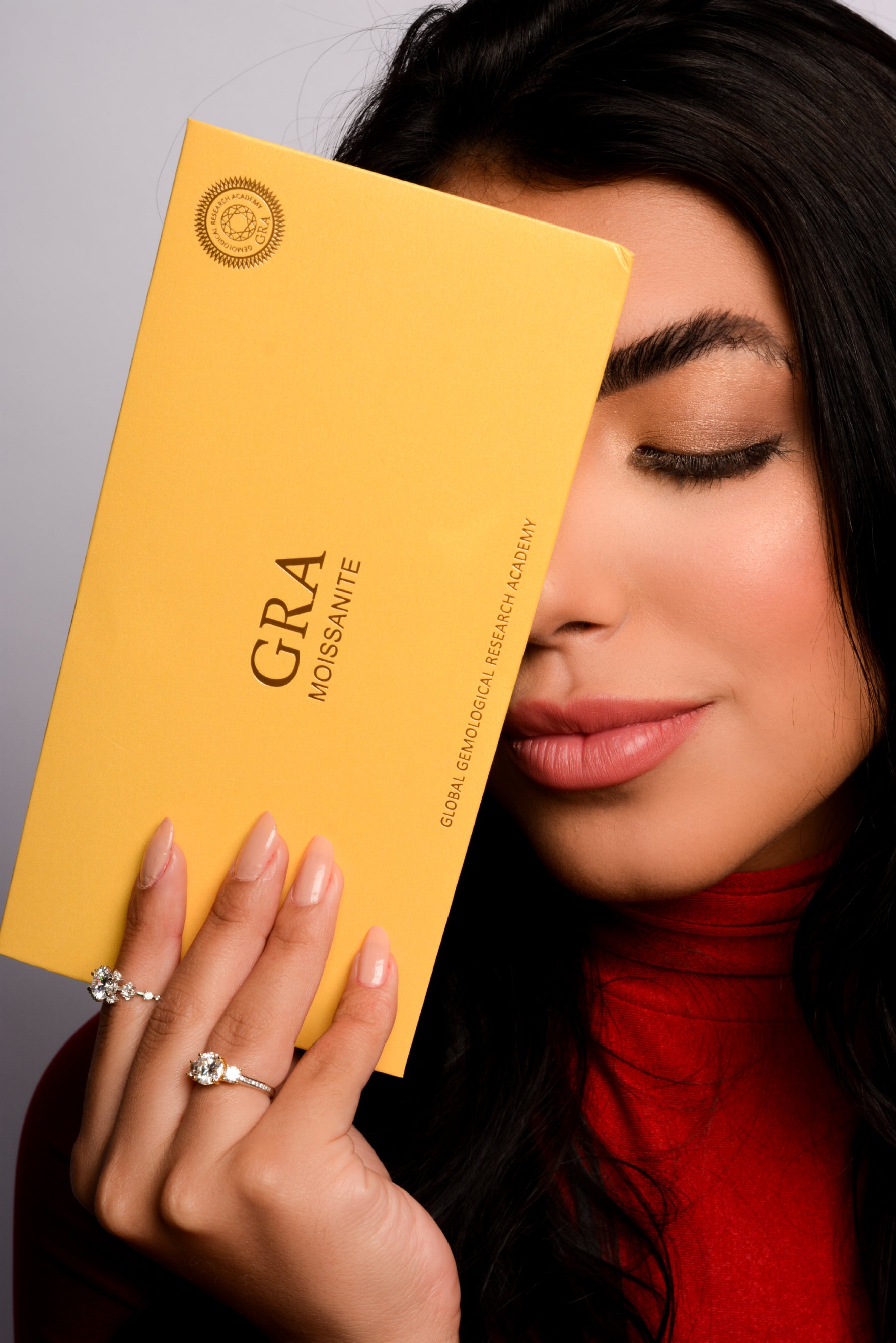 Moissanite & Simulated Diamond Rings | Dubai Silver Jewelry – BLANCANEZA