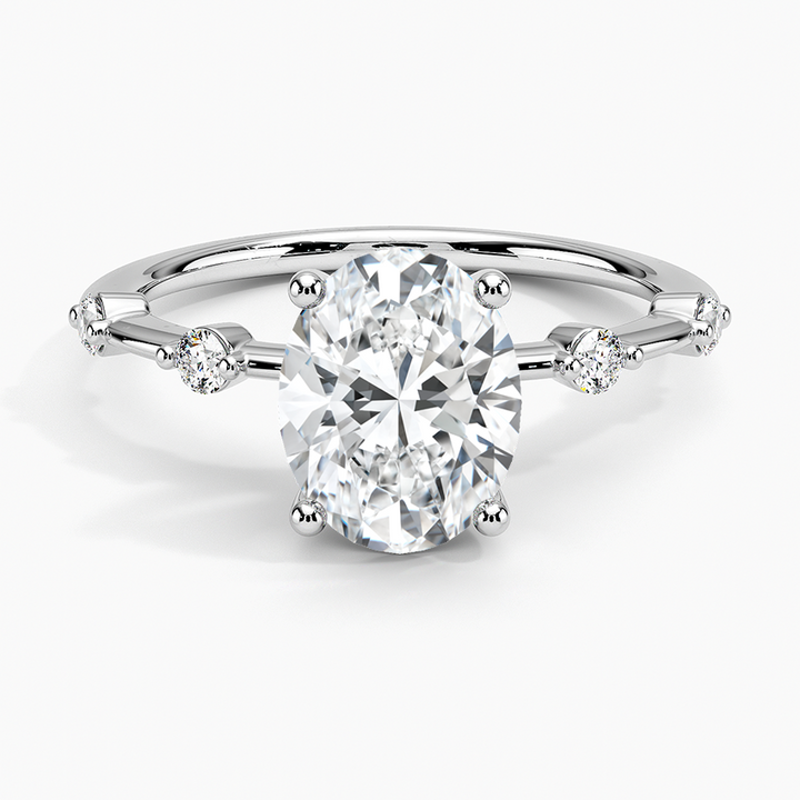 Moissanite & Simulated Diamond Rings |Tarnish-Resistant Silver Jewelry – BLANCANEZA