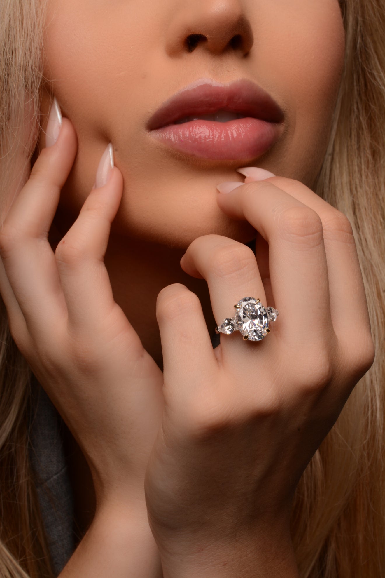 Moissanite & Simulated Diamond Rings | Dubai Silver Jewelry – BLANCANEZA